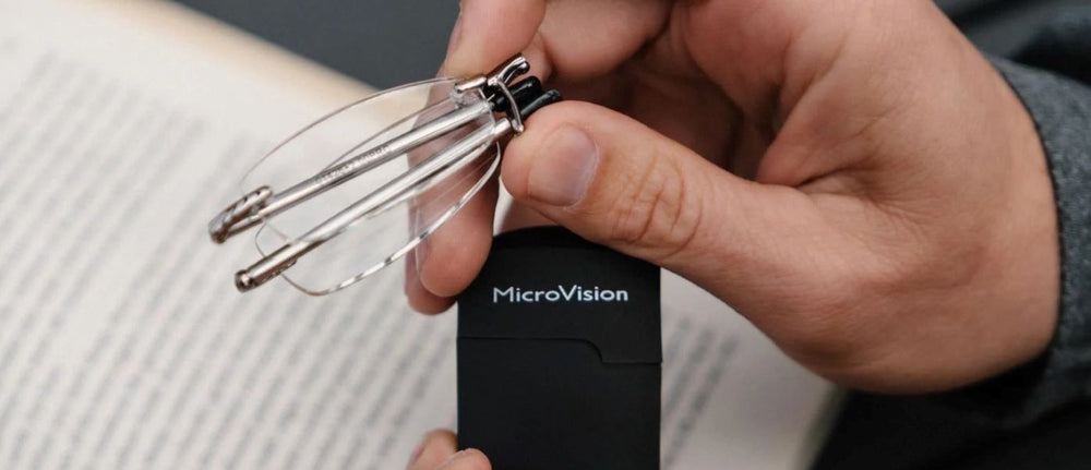 MicroVision Optical Japan【公式】- 折りたたみメガネ型ルーペ・拡大鏡・読書用アイウエア